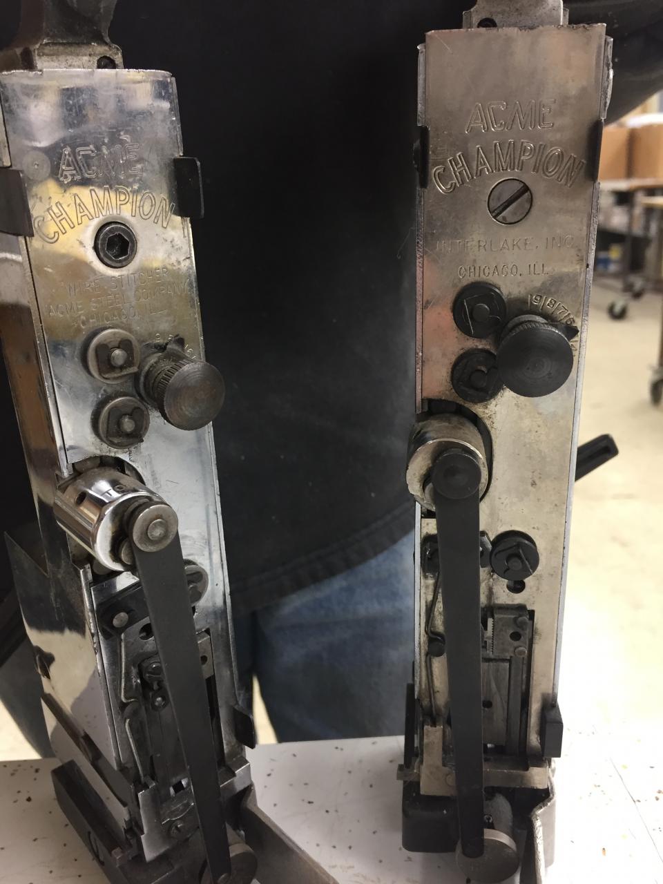 Lot #27: Rebuilt 2 Acme Champion Stitcher Heads - WireBids